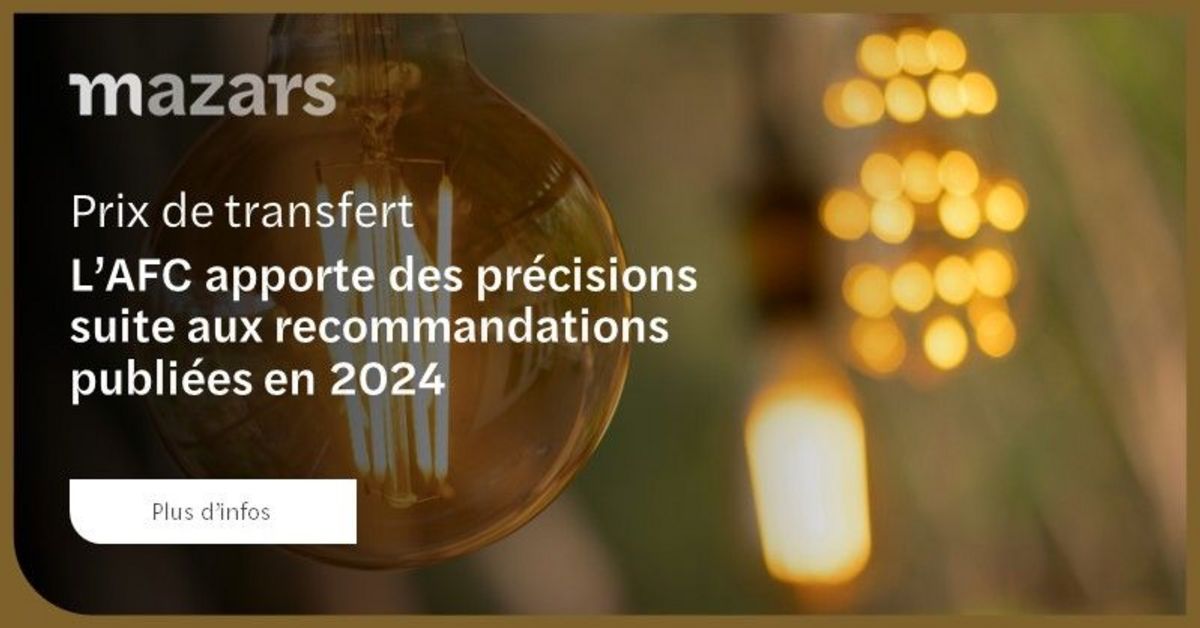 Nouvelles recommandations sur les prix de transfert en Suisse | CCI ...